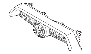2014-2019 Toyota 4Runner Grille Assembly 53101-35080-B1 | Toyota Parts ...