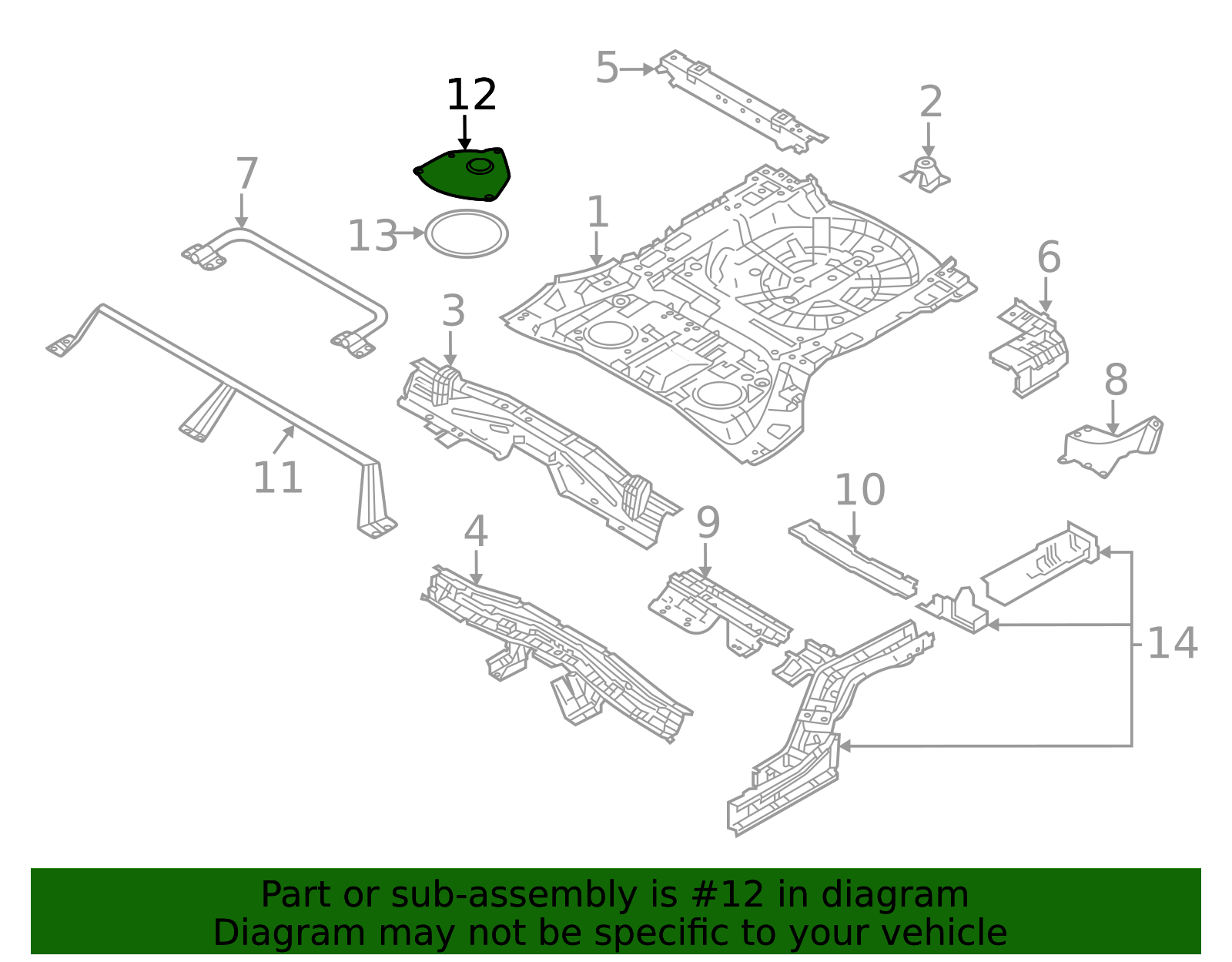 2021-2025 Nissan Rogue Seat Cross-Member 75630-6RA0A | Temecula Nissan ...