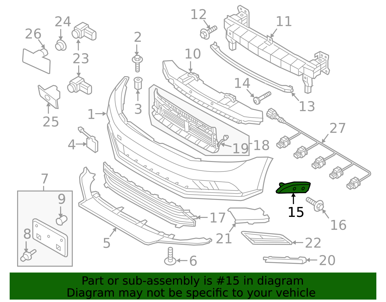 2015-2018 Volkswagen Jetta Side Retainer 5C6-807-183-A | OEM Parts Online