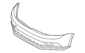 2015-2018 Volkswagen Jetta Bumper Cover (Unpainted) 5c6807217aggru ...