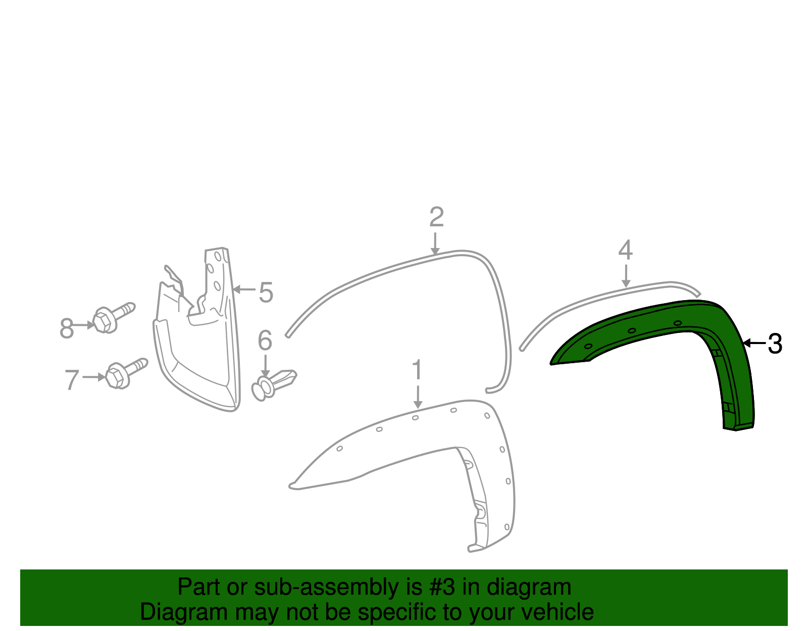 2009-2013 Toyota Tacoma 2009-2013 Toyota Tacoma - Flare 75085-04050-D1 ...