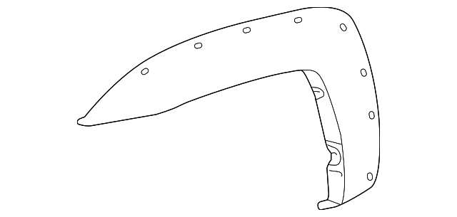 2005-2015 Toyota Tacoma Wheel Opening Molding 75871-04030 | OEM Parts ...