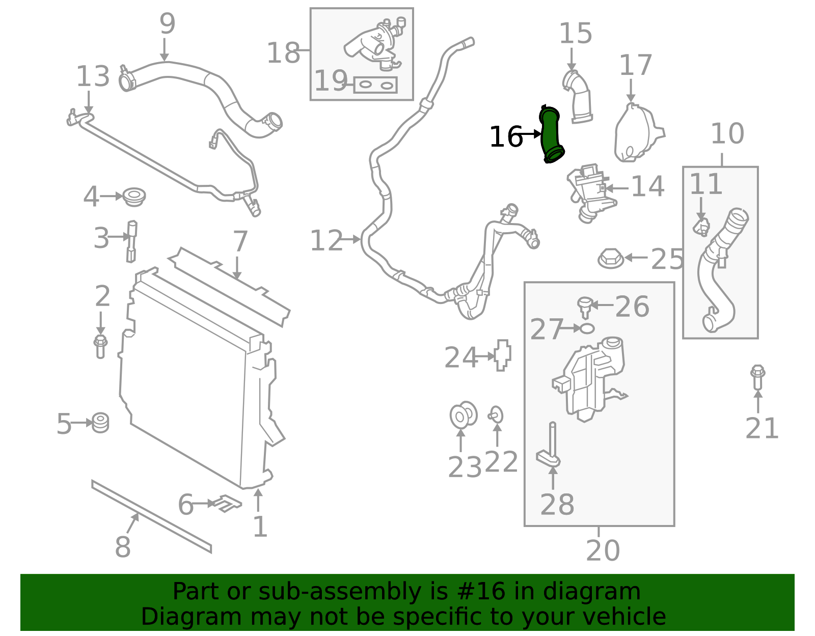Genuine Outlet Tube for 2010-2023 Land Rover | Land Rover Part ...