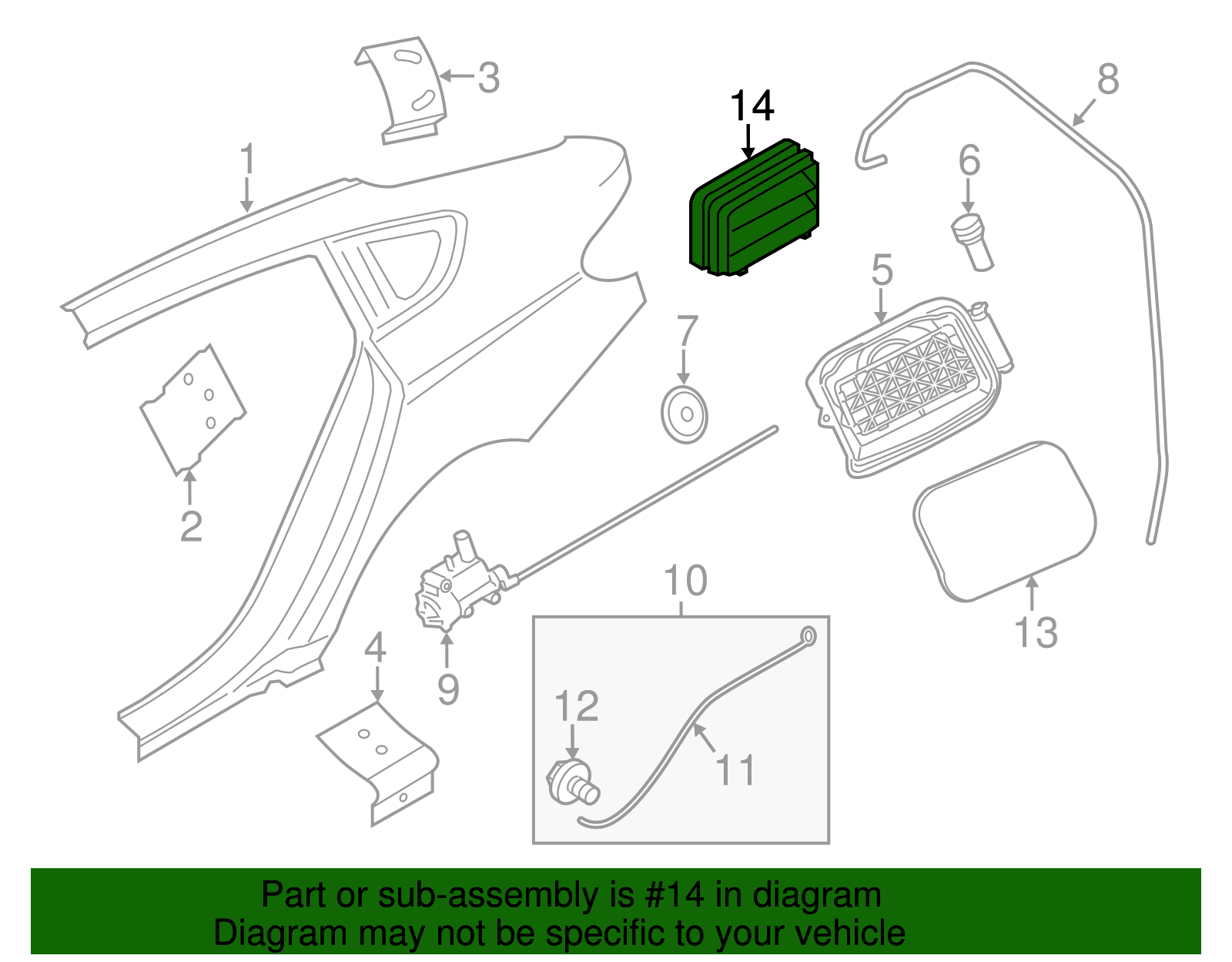 64229122453 - 2008-2019 BMW Pressure Vent (64-22-9-122-453) | BMW of ...