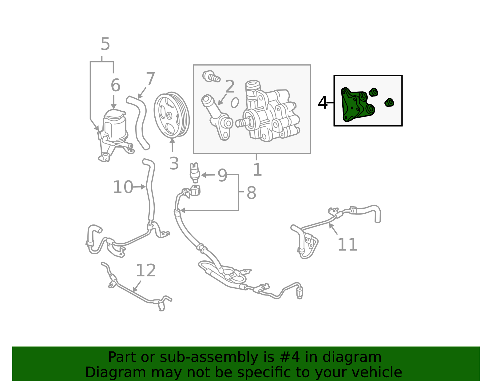 44443-0C010 - Bracket - 1998-2009 Toyota | Nucar Toyota Parts