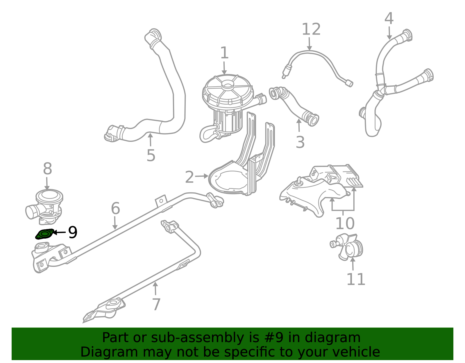 11-72-7-514-860 - Control Valve Gasket 2003-2008 BMW | BMWPartsDirect.com