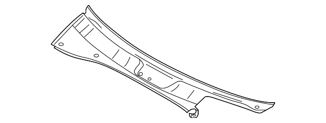2003-2010 Porsche Cayenne Water Deflector 955-572-563-04-9B9 | OEM ...