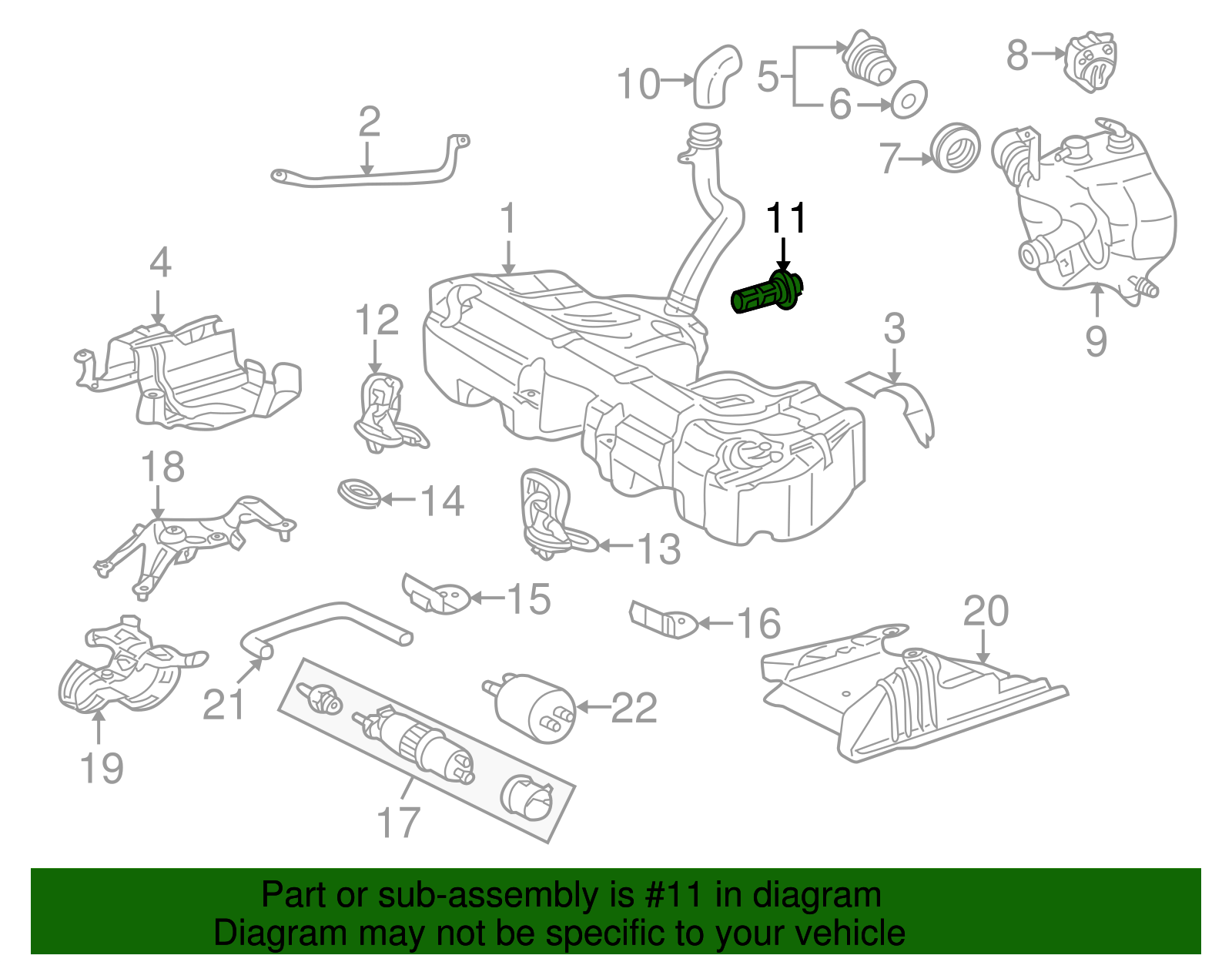202-470-03-06 - Fuel Strainer 1997-2003 Mercedes-Benz | Mercedes-Benz ...