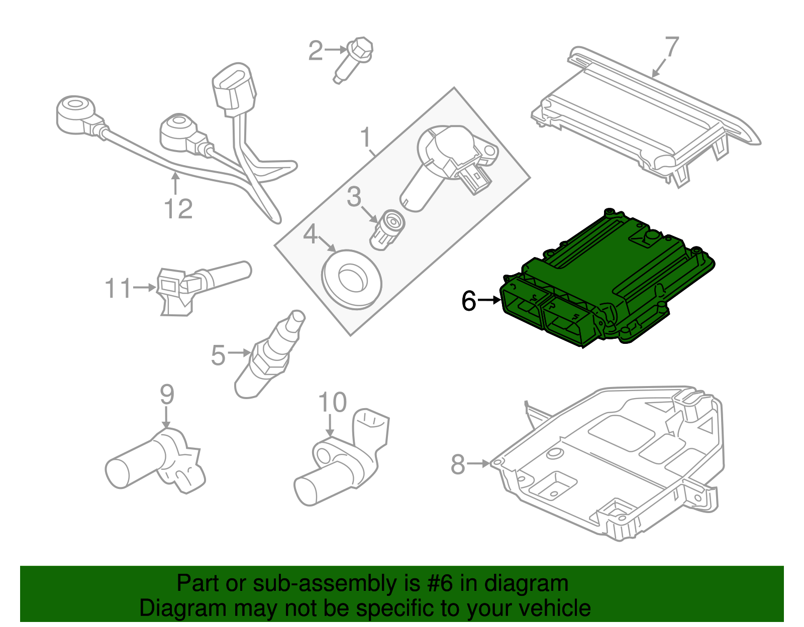 CL3Z-12A650-AXG - Engine Control Module (ECM) 2011-2013 Ford F-150 ...