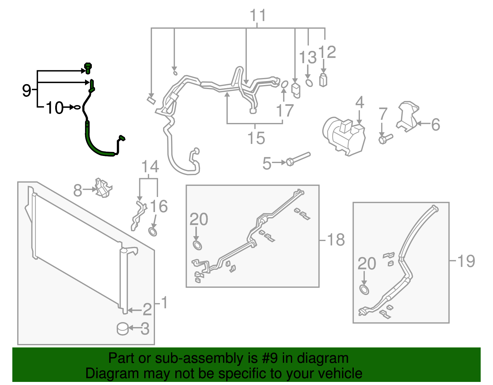 2007-2009 Hyundai Santa Fe Discharge Hose 97762-0W200 | OEM Parts Online