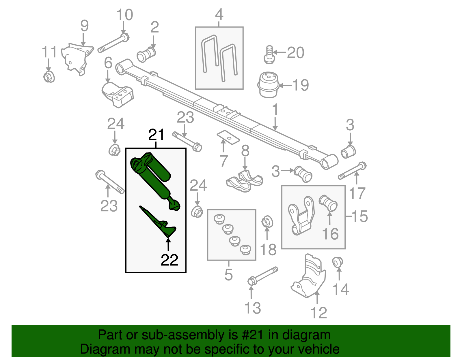 BL3Z-18125-K - Shock Absorber 2011-2014 Ford F-150 | Ford Parts Direct