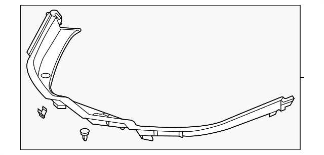 2020-2025 Chevrolet Corvette Front Compartment Front Sight Shield ...