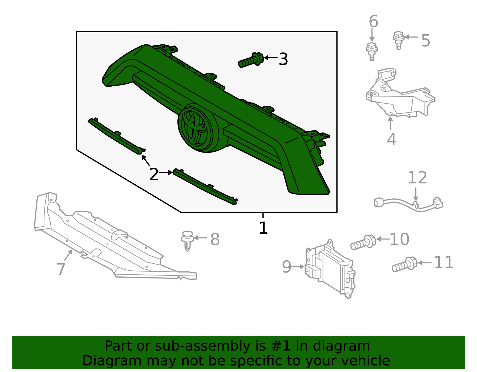 53101-35100-C0 - Grille Assembly 2020-2024 Toyota 4Runner | Toyota San ...