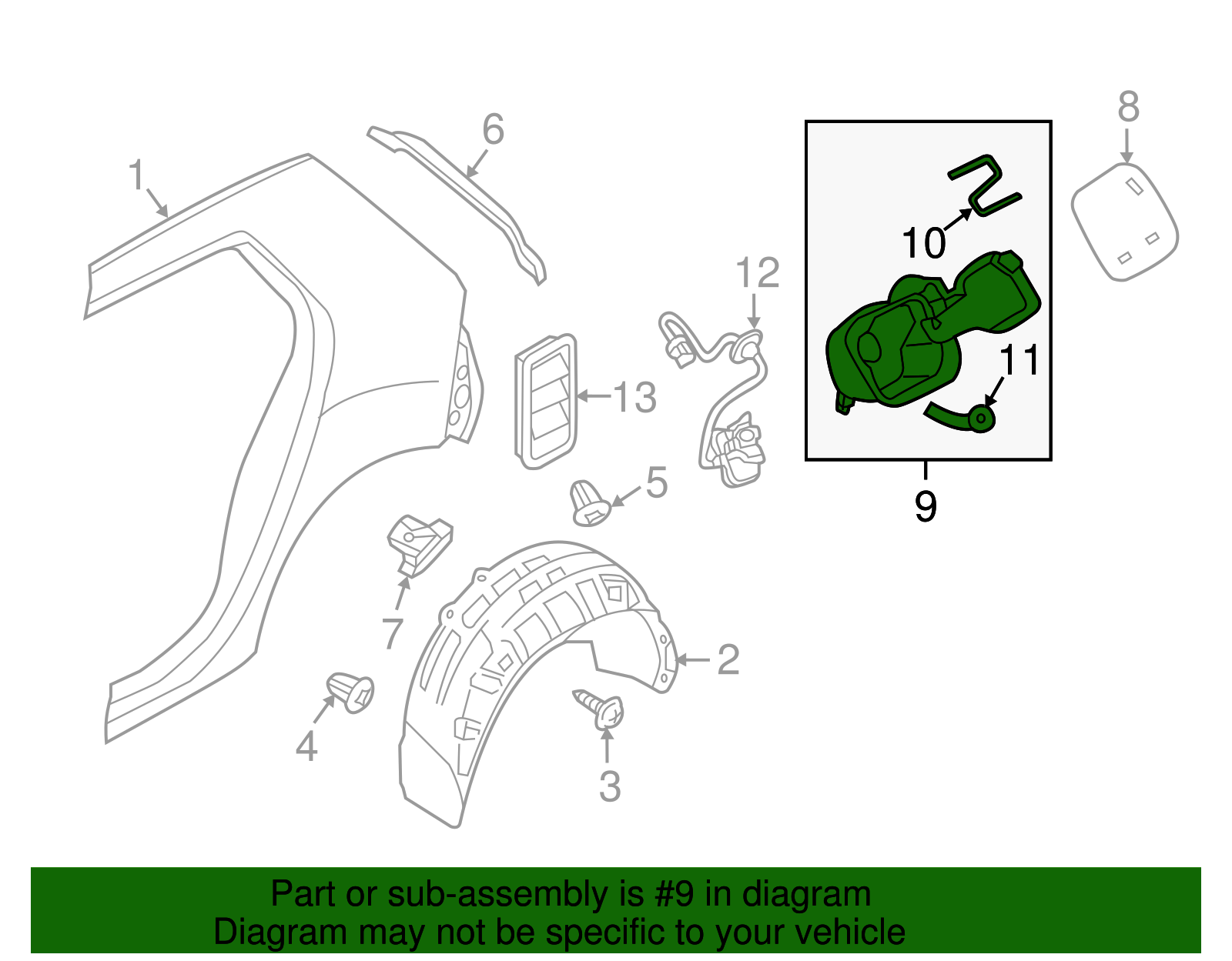 2015-2019 Volkswagen e-Golf Housing 5GE-809-857-B | VW Direct Auto Parts
