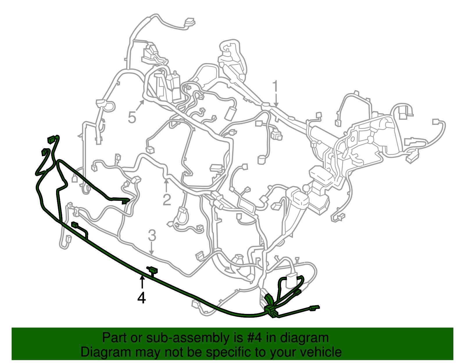 2019 Ford Edge Wire Harness KT4Z-15K867-B | OEM Parts Online