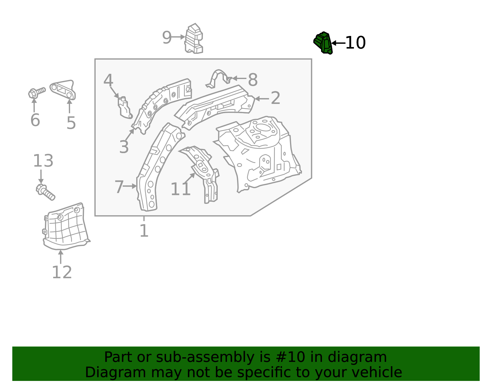 2019-2025 Toyota Radiator Support Air Duct 53156-0R031 | Toyota Parts ...