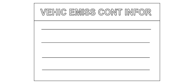 2023-2024 Nissan Versa Emission Label 14805-5R80A | Scott Evans Nissan ...