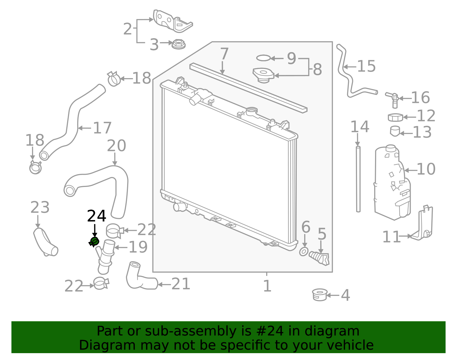 19512-PK2-003 - By-Pass Hose Clamp 2000-2025 Honda | Honda Parts Online