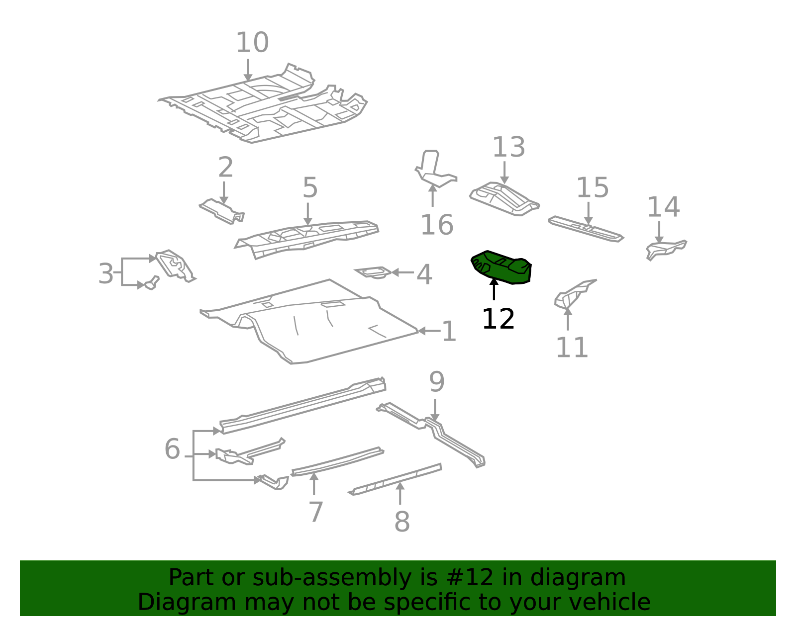 2007-2014 Toyota FJ Cruiser Insulator 58152-35030 | MotorMotor