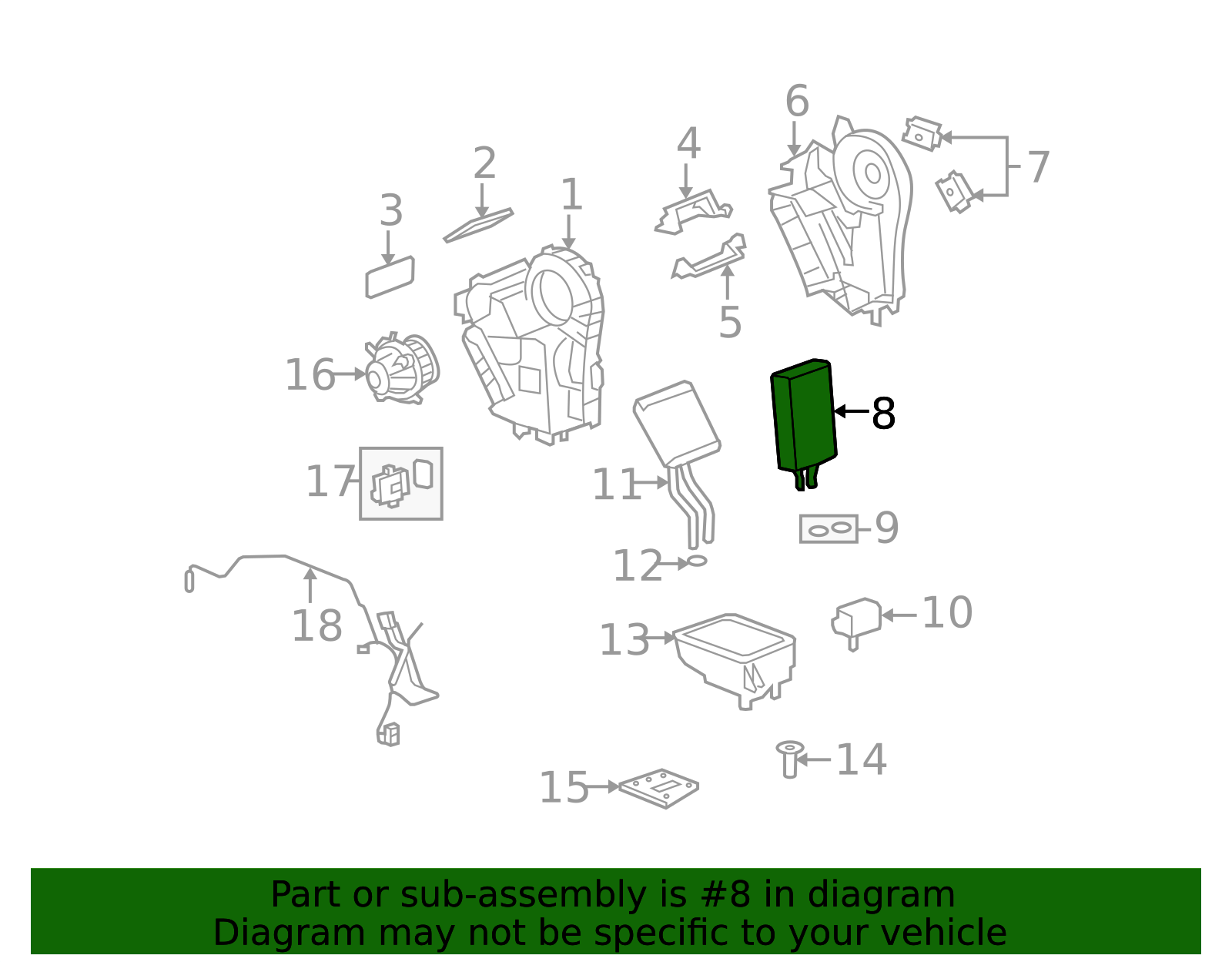 84802280 - Evaporator Core | GM Parts Center