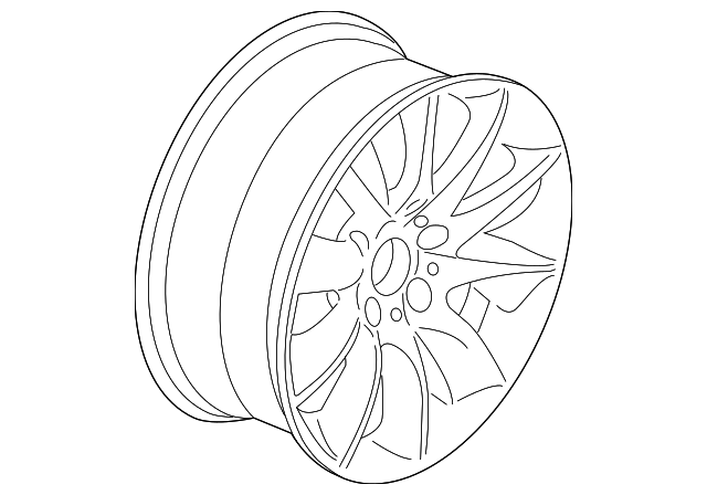 36116857665 - 2016 BMW Wheel, Alloy (36-11-6-857-665) | BMW of South ...
