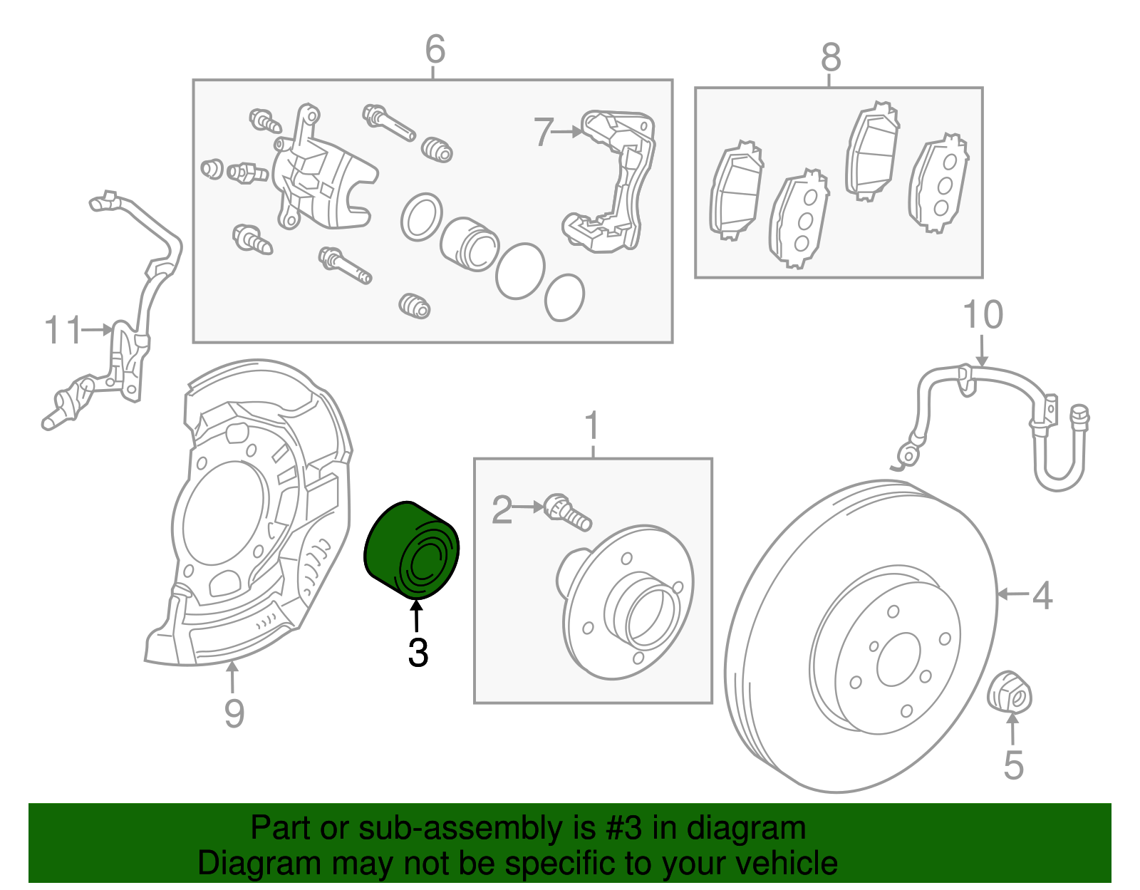 2007-2019 Toyota Bearing 90369-40009 | OEM Parts Online