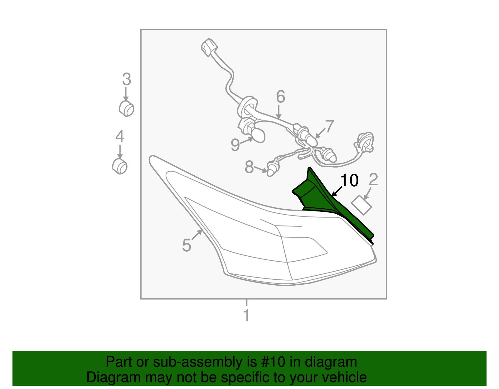 2009-2014 Nissan Maxima Filler Panel 26552-9N00A | Sullivan Brothers Nissan