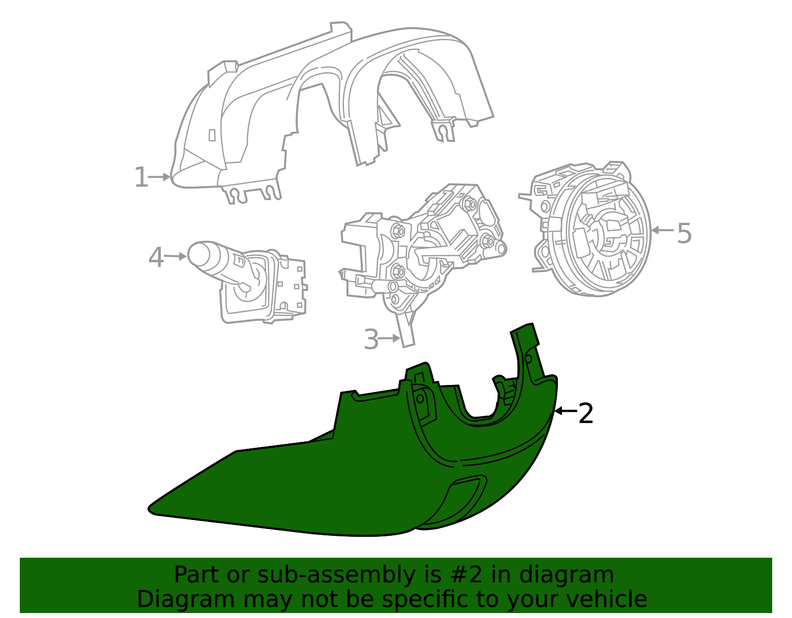 2019-2025 GM Lower Column Cover 84710276 | Capital Chevy Parts