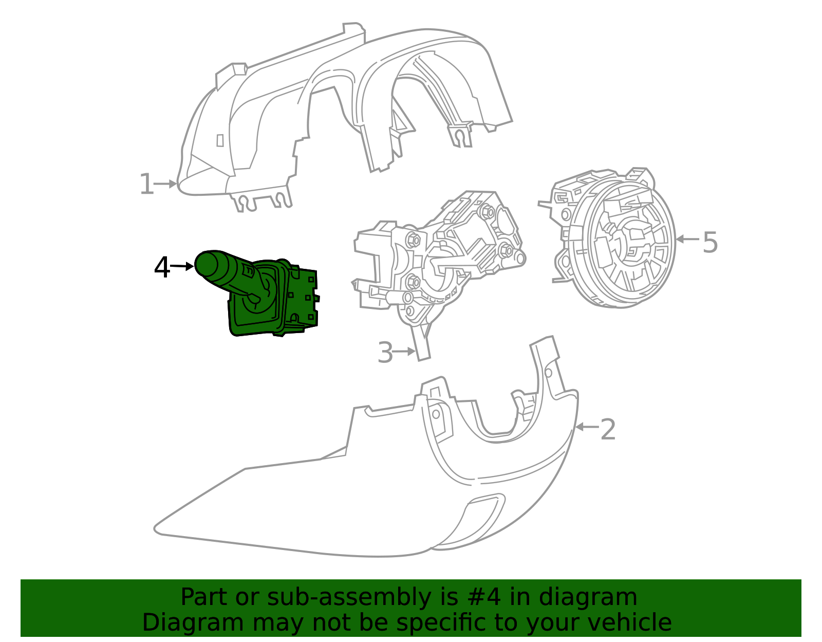 84924353 - Turn Signal Switch 2019-2023 GM | GM Parts Center