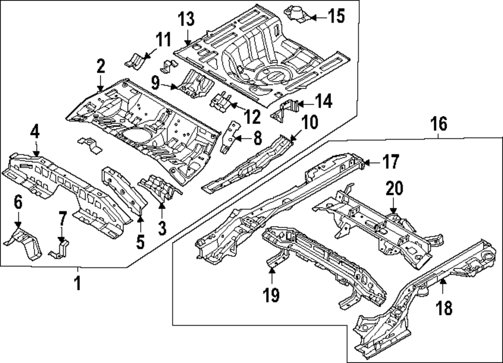 65793-AA000 - Mount Bracket 2025 Kia K4 | Kia.Parts Store