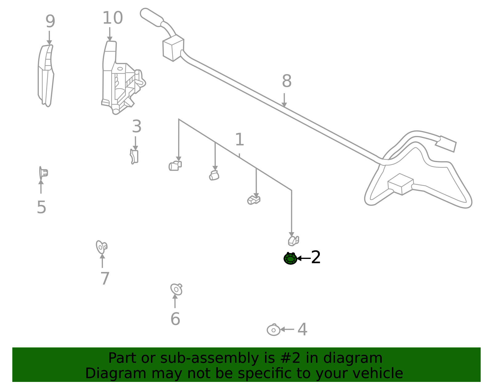 M2DZ-15K861-G - Collar Retainer 2021-2025 Ford Bronco | Ford Parts Center