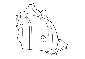2008-2018 Mercedes-Benz Wheel Arch Cover 205-691-28-00-64 | Mercedes ...