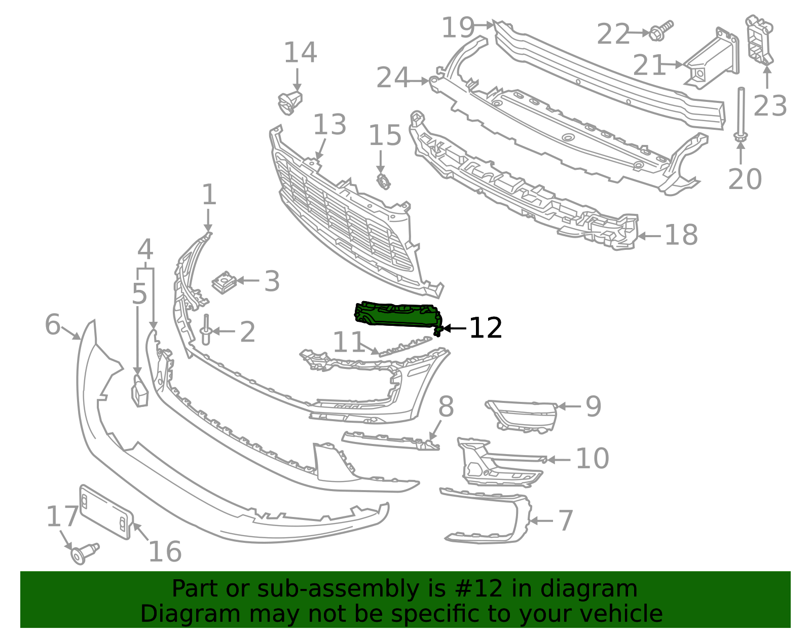 Outer Grille 95B-807-682-N-OK1 | OEM Parts Online