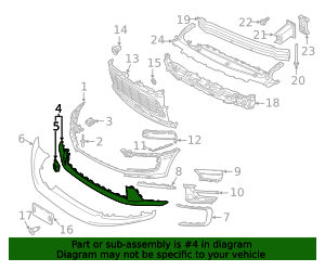 Lower Trim 95B-827-555 | OEM Parts Online