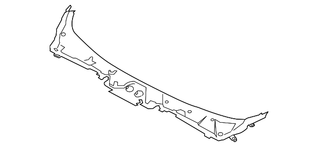 51717258177 - 2012-2019 BMW Cowl Grille (51-71-7-258-177) | BMW of ...