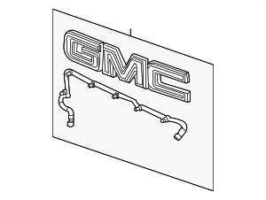2020-2026 GMC (Replaces 84364356) Emblem Pkg 86539814 GM ...