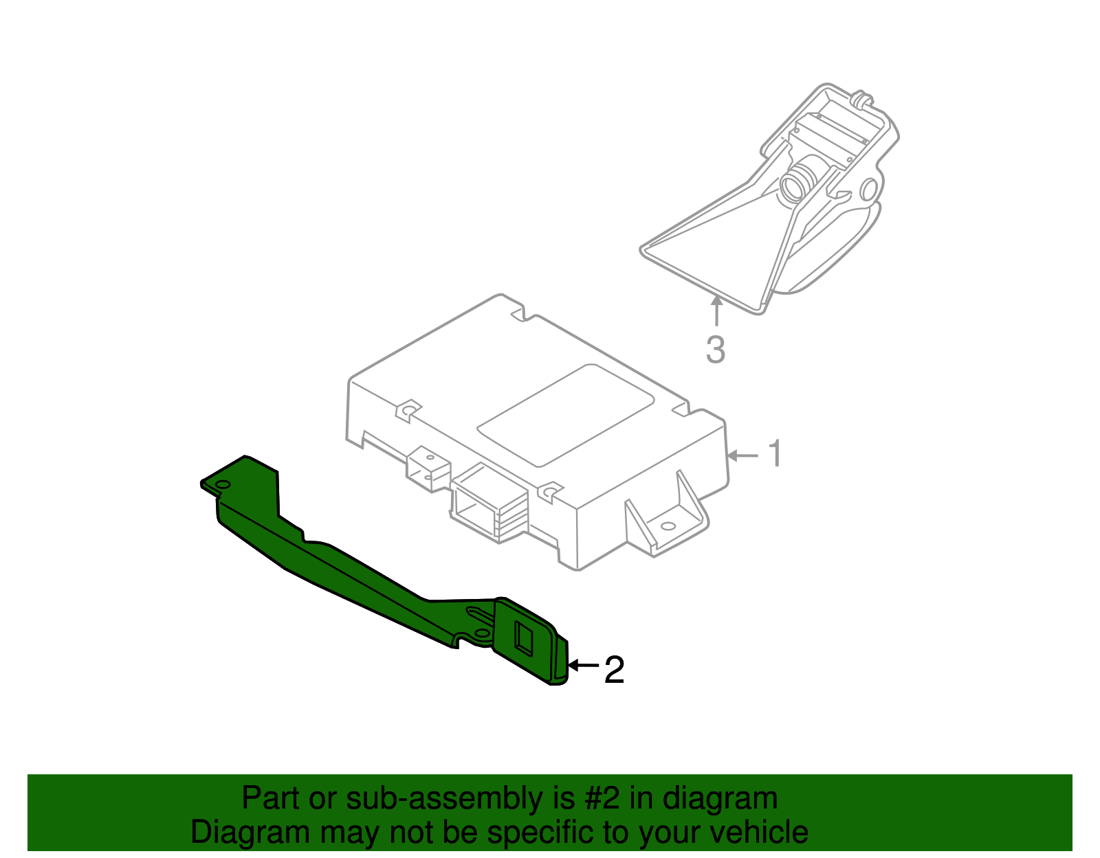 Genuine BMW 66-51-9-131-186 | Control Module Bracket | FREE Shipping on ...