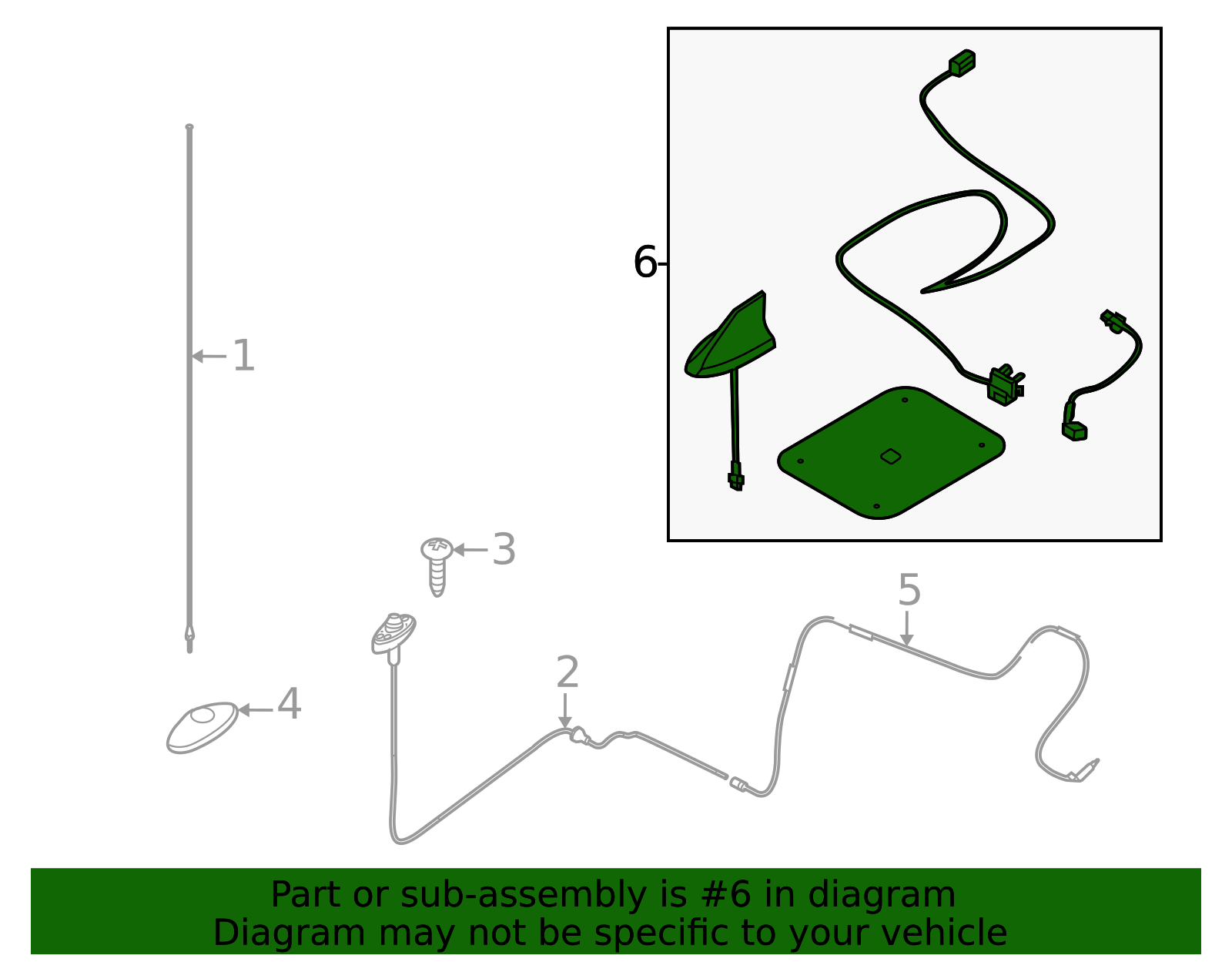 JC3Z-18813-A - Antenna 2015-2025 Ford E-350 Super Duty | Ford Parts Direct