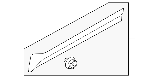 2019-2025 Volvo Side Molding 32409185 | OEM Parts Online