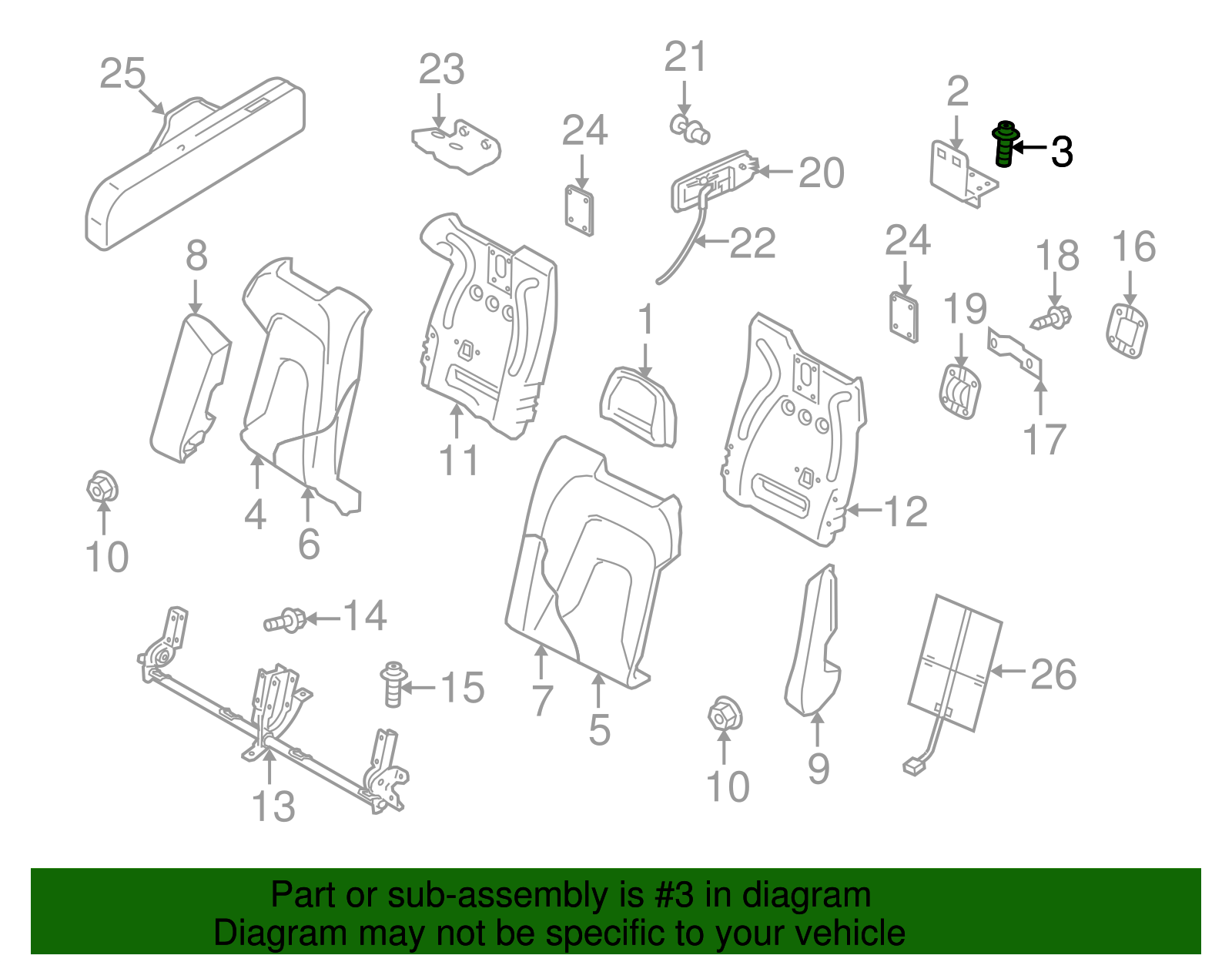 2008-2025 Audi Mount Bracket Bolt N-101-562-06 | OEM Parts Online