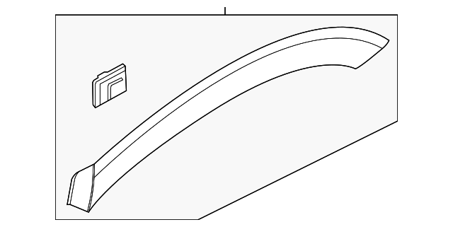 Genuine OEM Wheel Opening Molding Part# 87711-S8000 Fits 2021-2025 ...