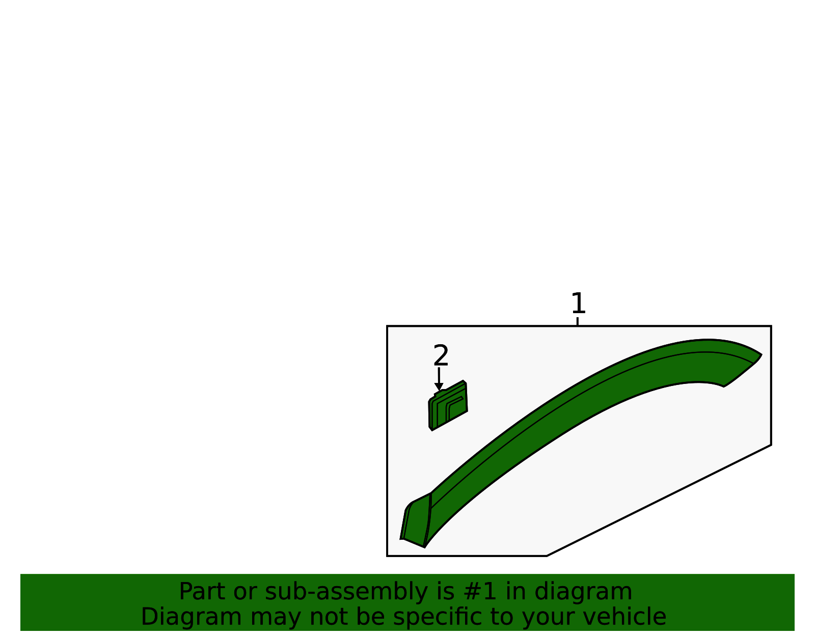 Genuine OEM Wheel Opening Molding Part# 87711-S8000 Fits 2021-2025 ...