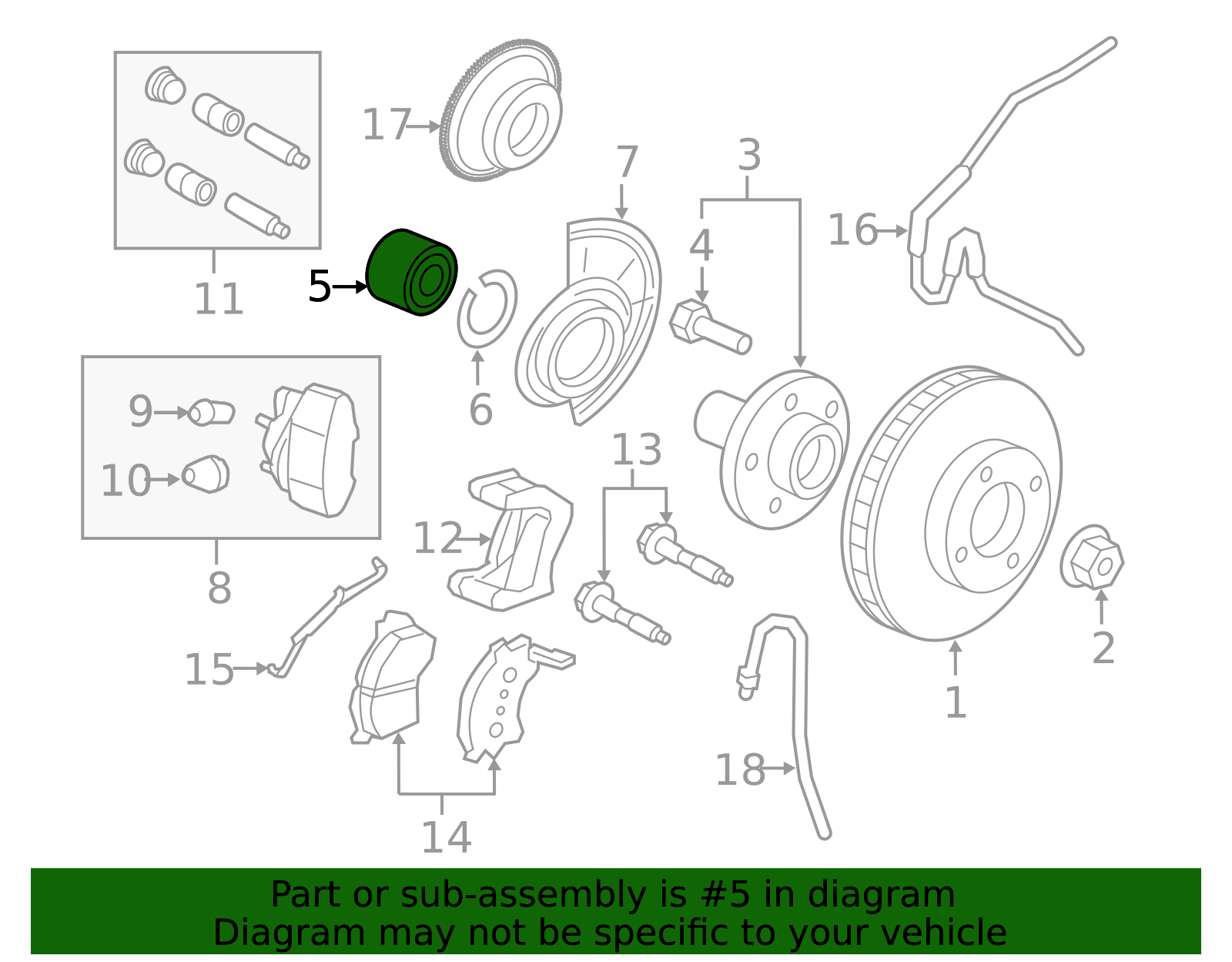 2001-2012 Ford Bearing YL8Z-1215-AA | Awesome Parts Ford