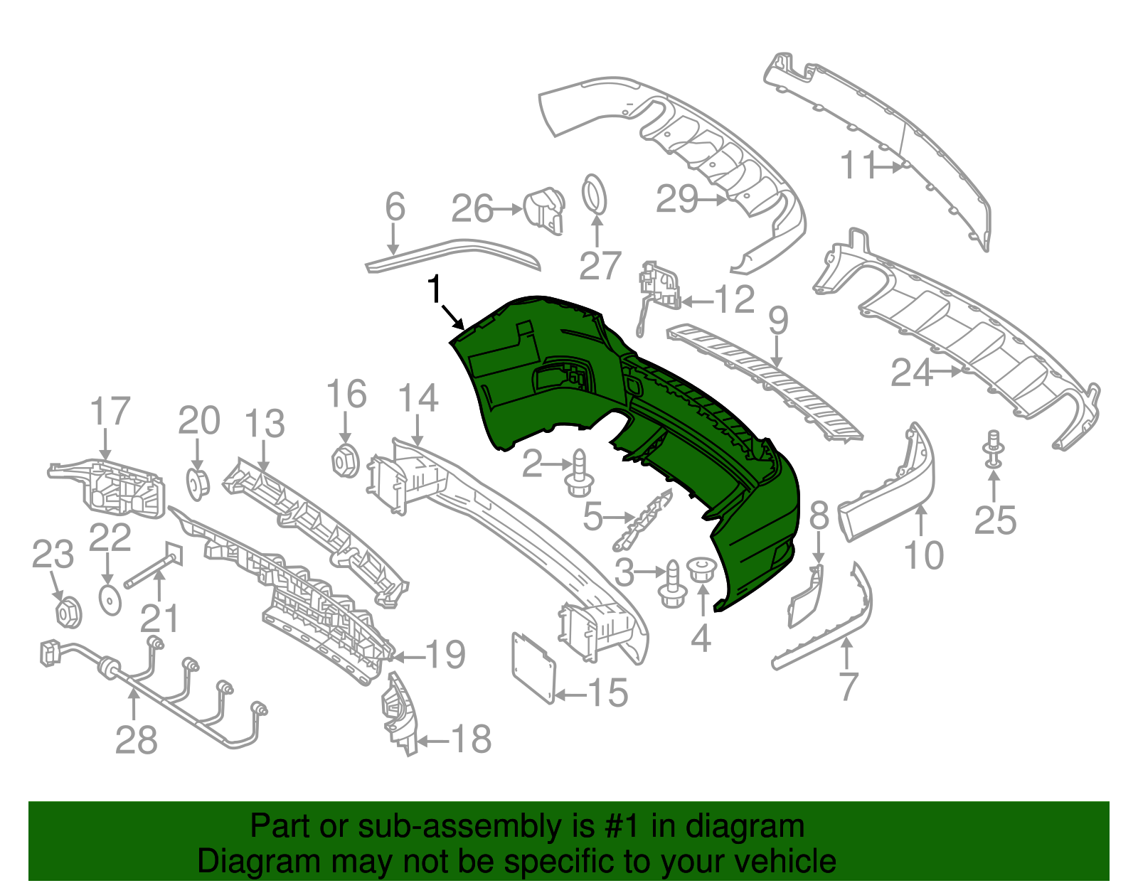 204-885-15-22 - Lower Cover 2010-2012 Mercedes-Benz GLK 350 | Mercedes-Benz Premier Parts