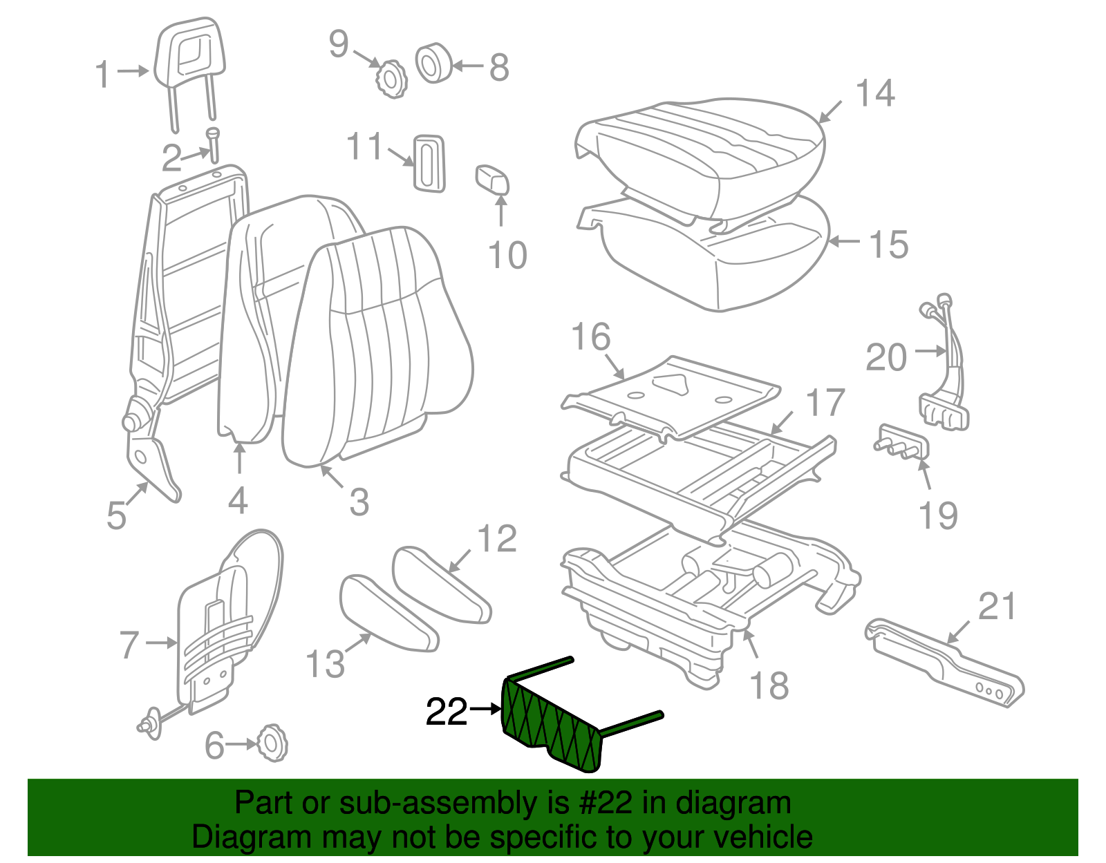 1997-2005 GM Map Pocket 88893041 | Shop Matick Buick GMC