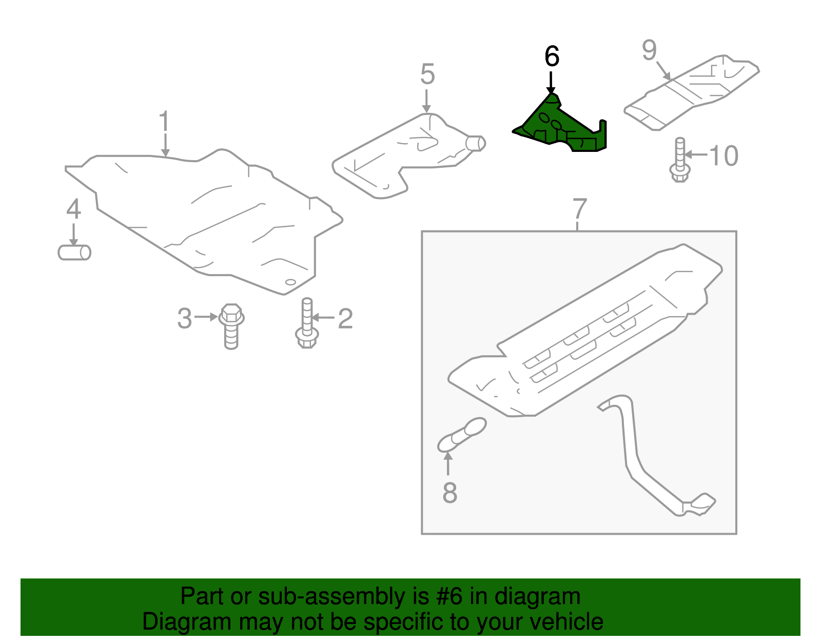 50884-EZ01C - Splash Shield 2019-2024 Nissan TITAN XD | Sullivan ...
