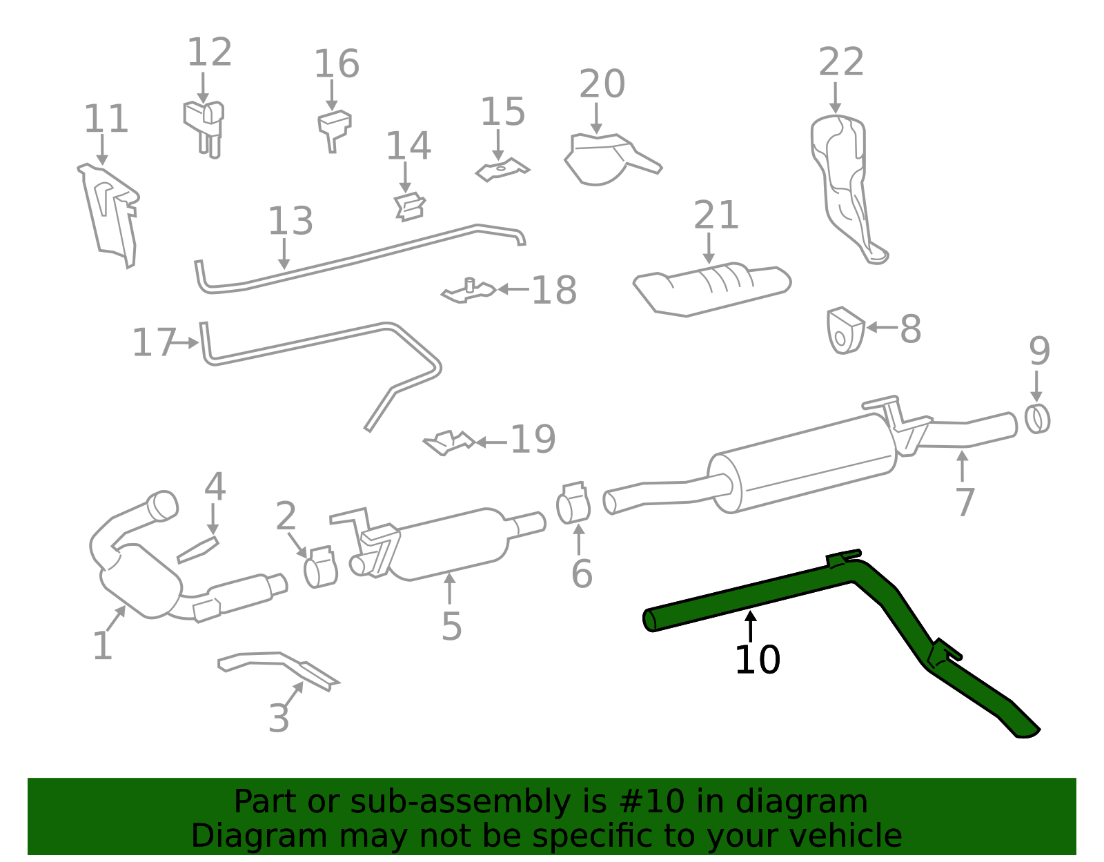 907-490-70-01 - Mercedes-Benz Exhaust Tail Pipe 2010-2025 Mercedes-Benz ...