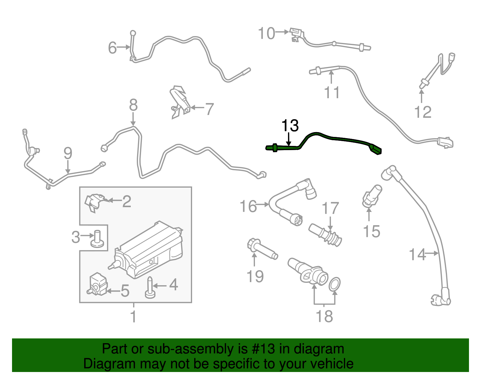 CK4Z-9G444-B - Oxygen Sensor 2015-2019 Ford | Ford Parts Center