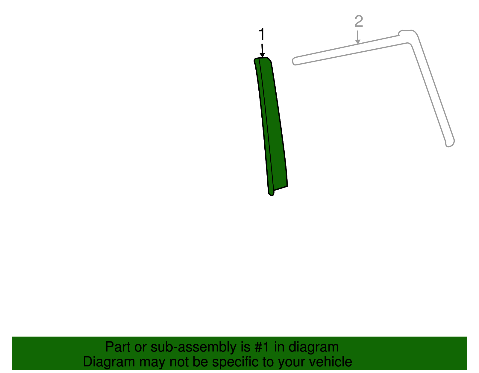 2008-2011 Toyota Land Cruiser Frame Molding 75762-60040 | Toyota Parts ...