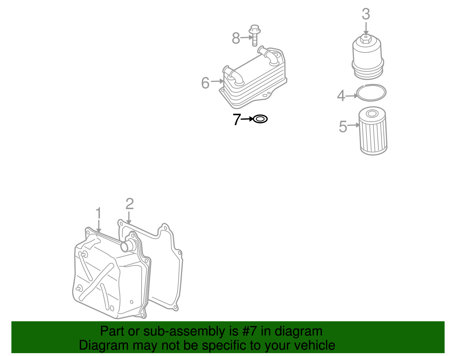 2006-2025 Volkswagen Oil Cooler O-Ring WHT-008-226 | OEM Parts Online